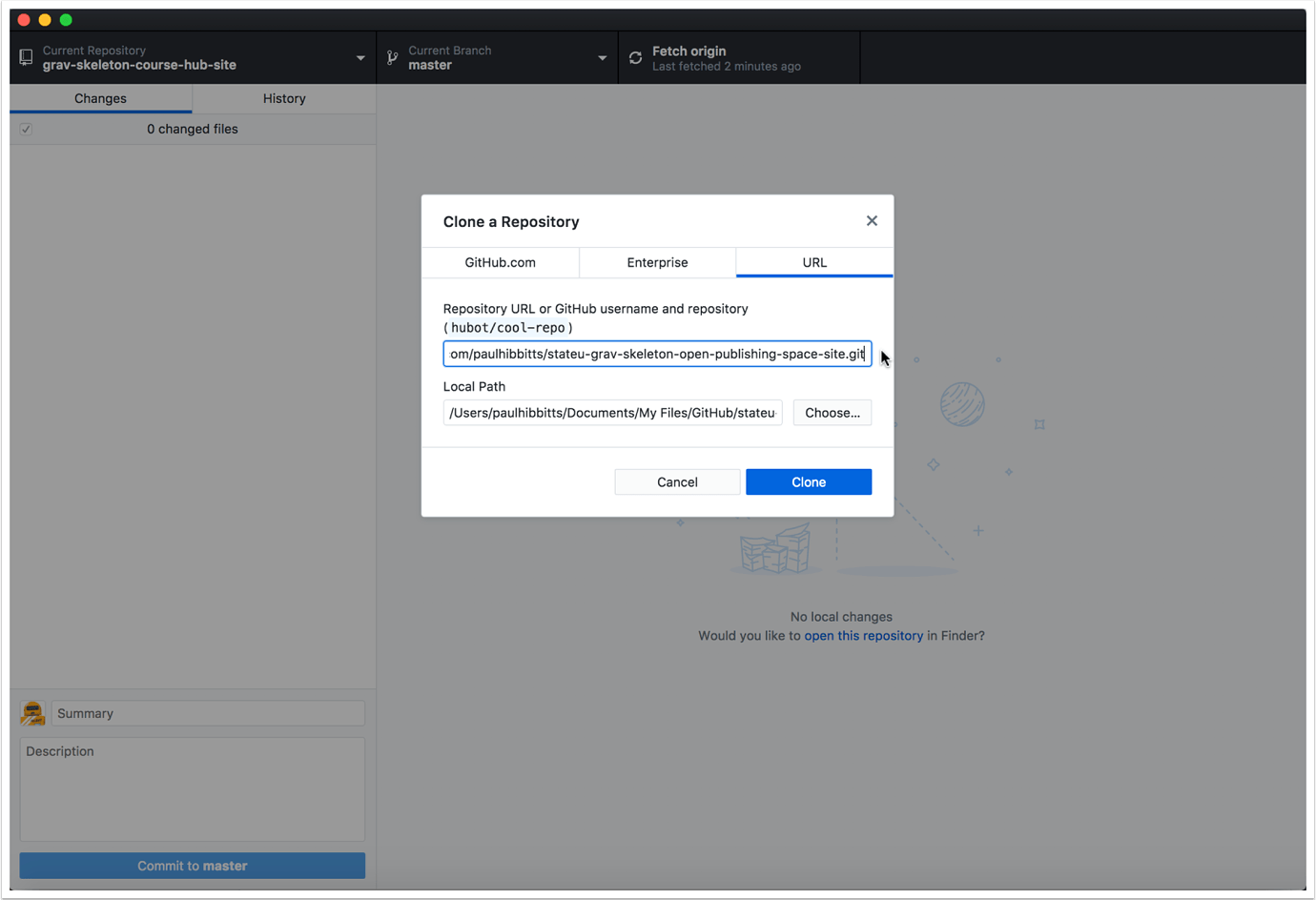 Using Github Desktop With Gitlab Advanced Topics Reclaim Hosting Community Forums