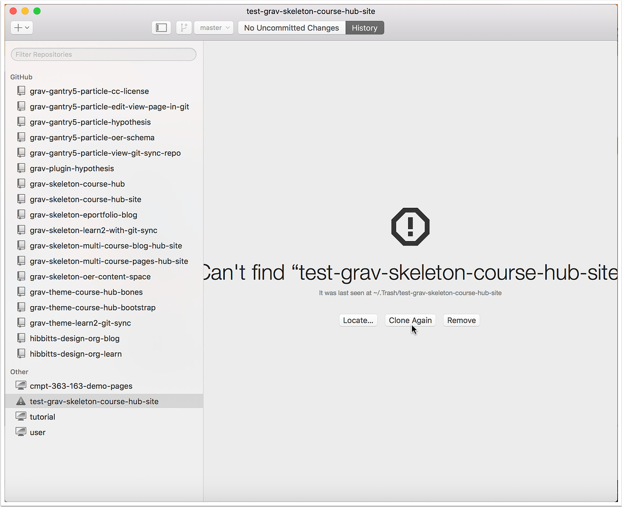 Using GitHub Desktop with GitLab - Advanced Topics - Reclaim Hosting Community Forums