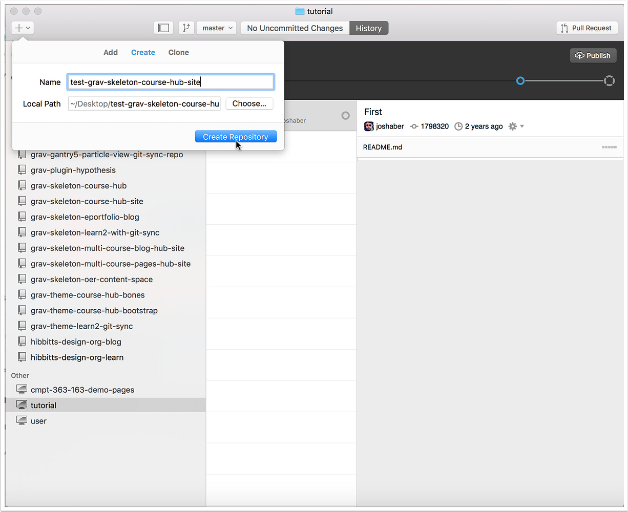 Using GitHub Desktop with GitLab - Advanced Topics - Reclaim Hosting Community Forums