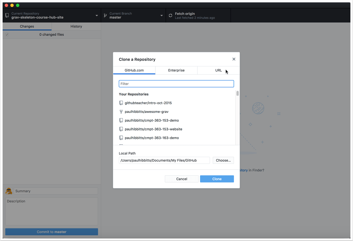 Using Github Desktop With Gitlab Advanced Topics Reclaim Hosting Community Forums